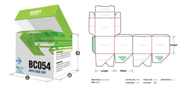 Auto Bottom Box Style - Custom Auto-Lock Bottom Box Design | BPS