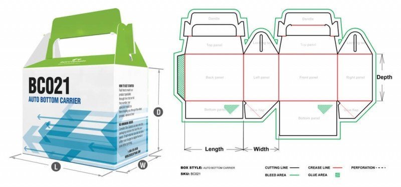 Auto Bottom Box Style - Custom Auto-Lock Bottom Box Design | BPS