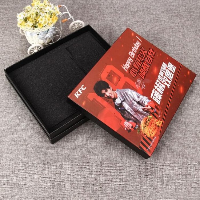 Cardboard Matte Black Rigid Box For Food- Shanghai Custom Packaging