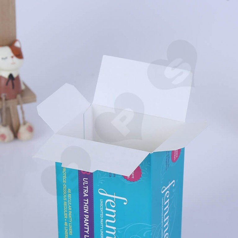 Cardboard Packing Box For 30 piece / 48 piece Sanitary Napkins