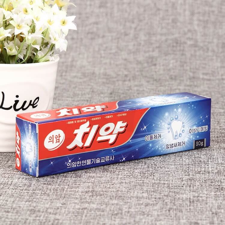 Custom Korean Color Printing Folding Carton Box For Toothpaste