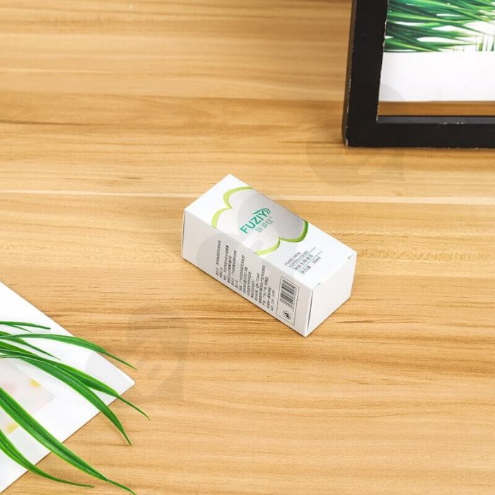 Custom White Cardboard Paper Box For Face Wash Gel- Shanghai BPS