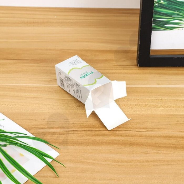 Custom White Cardboard Paper Box For Face Wash Gel- Shanghai BPS