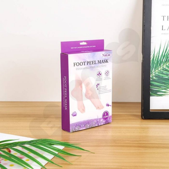 Foot Peel Mask Cardboard Box With Hanger- Shanghai BPS Team