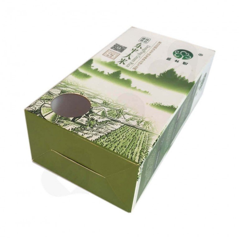 Rice Packaging Box With Window Patching- Shanghai BPS