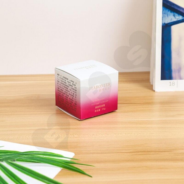 Small Retail Cardboard Packaging Box For Face Cream
