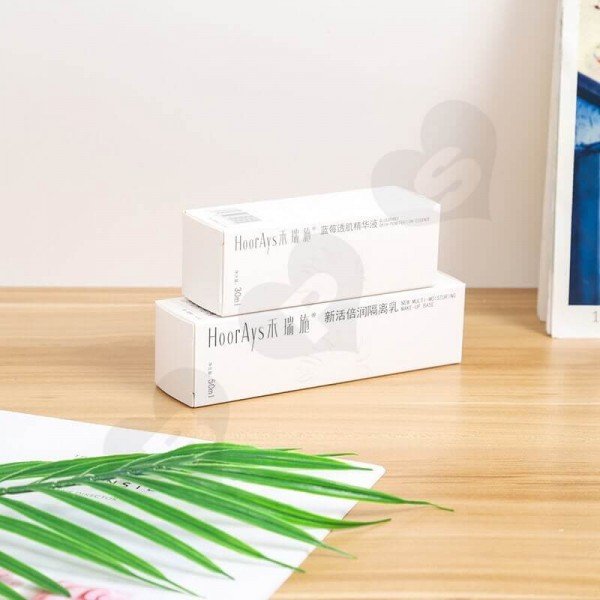 White Cardboard Packaging Box For Isolation Lotion- Shanghai BPS Team