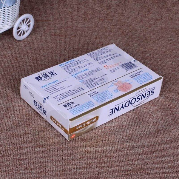 White Cardboard Printed Box For Toothpaste- Shanghai BPS Team