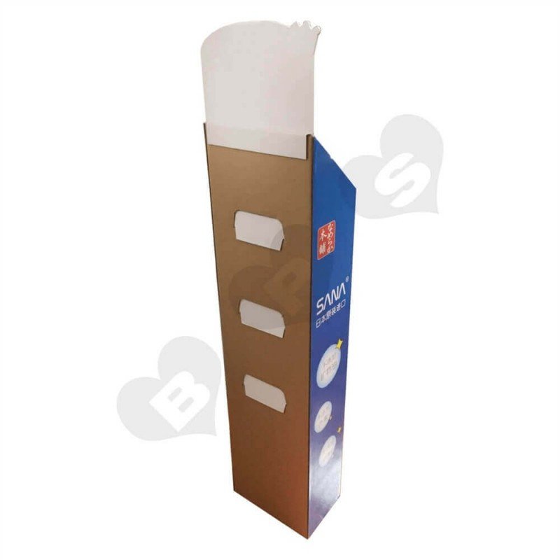 Cardboard POS Food Shelf Floor Stands- Shanghai BPS