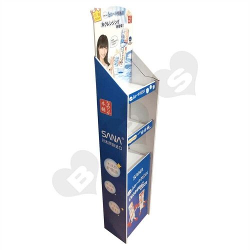 Custom Floor Display Stands for Cosmetics- Shanghai BPS