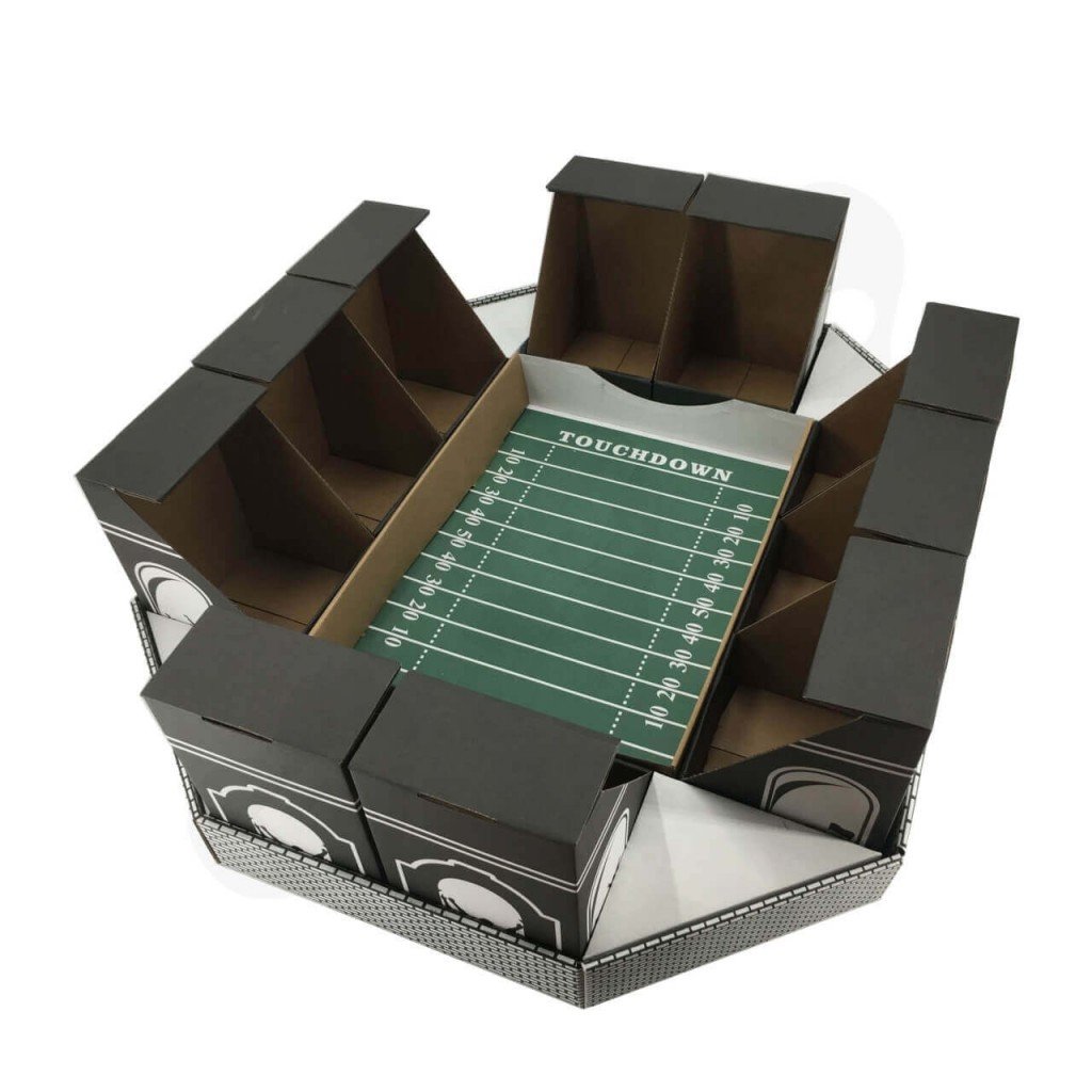 Customized Cardboard Snack Stadium Super Bowl- Shanghai BPS Team