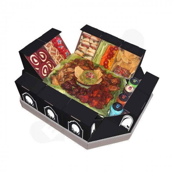 Customized Cardboard Snack Stadium Super Bowl- Shanghai BPS Team