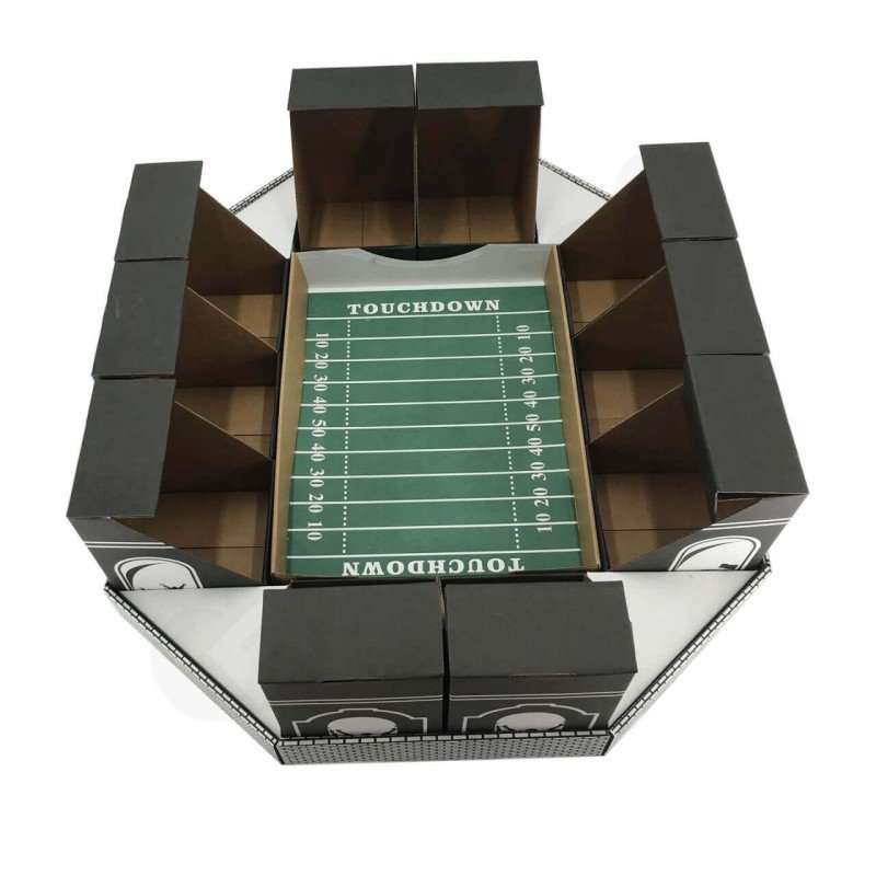 Customized Cardboard Snack Stadium Super Bowl- Shanghai BPS Team