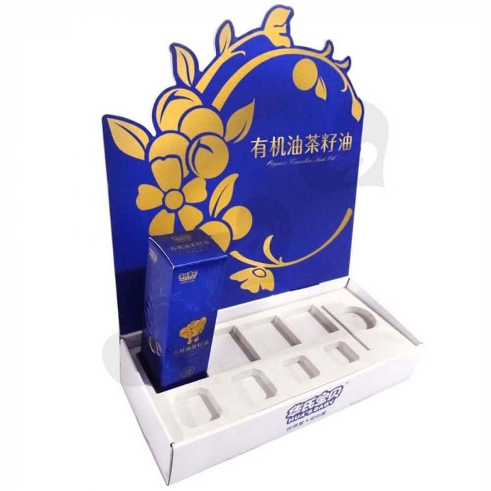 Corrugated Edible Oil Retail Counter Displays- Shanghai BPS