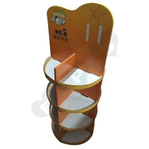 Custom Printed Round Corrugated Display Stands- Shanghai BPS