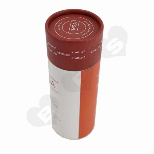 Round Cardboard Tube Cylinder Packaging for Snack Bar- Shanghai BPS