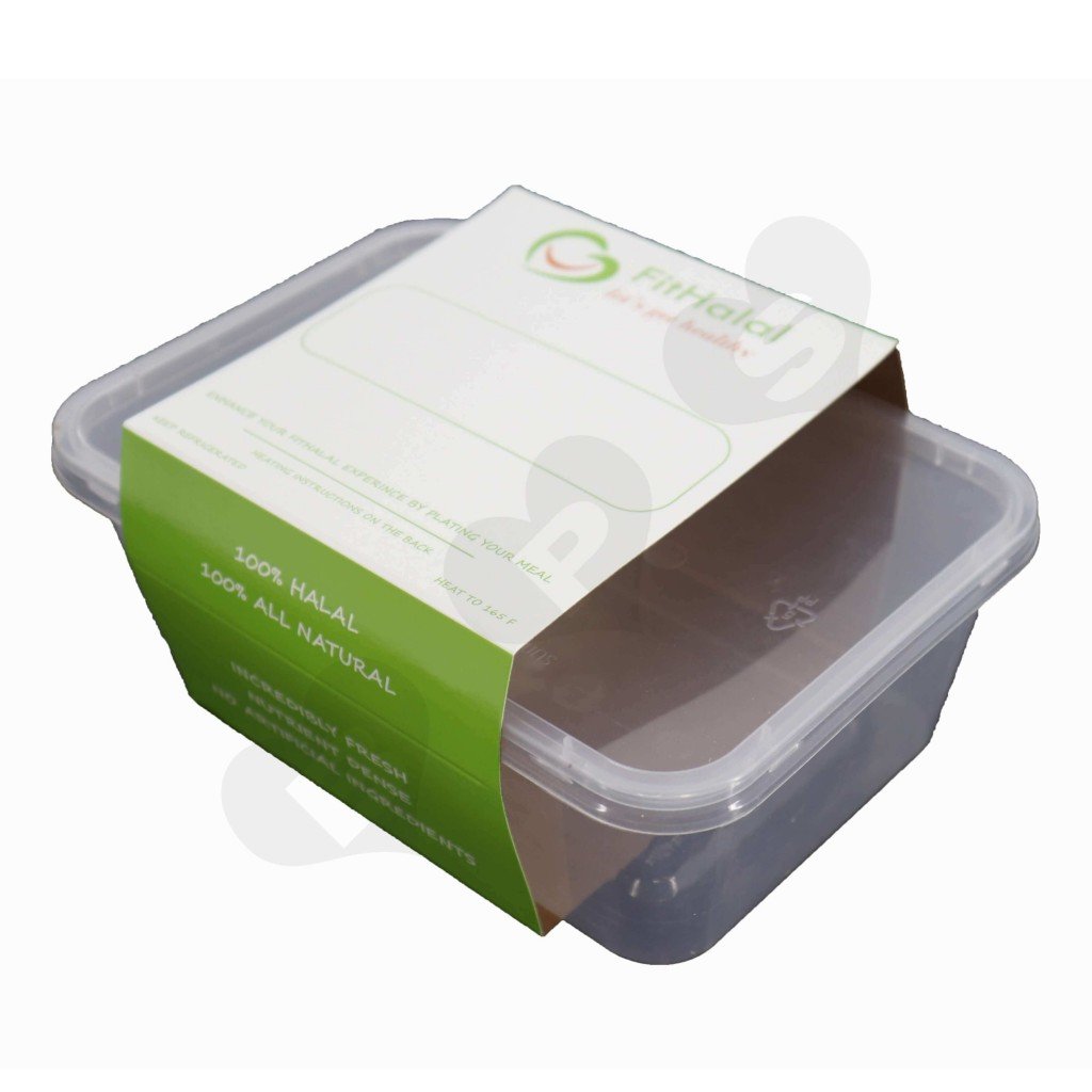 Take Away Box Paperboard Sleeve, Printed Paper Wrapper-Sleeve
