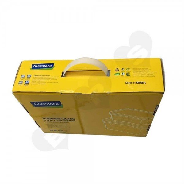 Tempered Glass Food Container Cardboard Packaging Suitcase- BPS