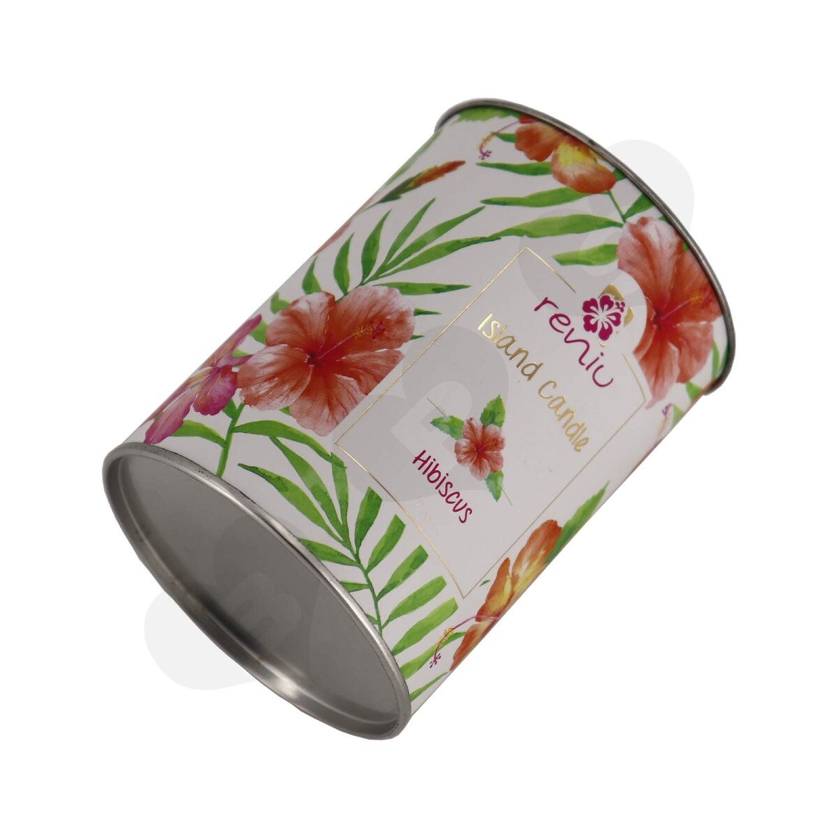 Cardboard Paper Tube With Tin Cap For Packing Scented Candle