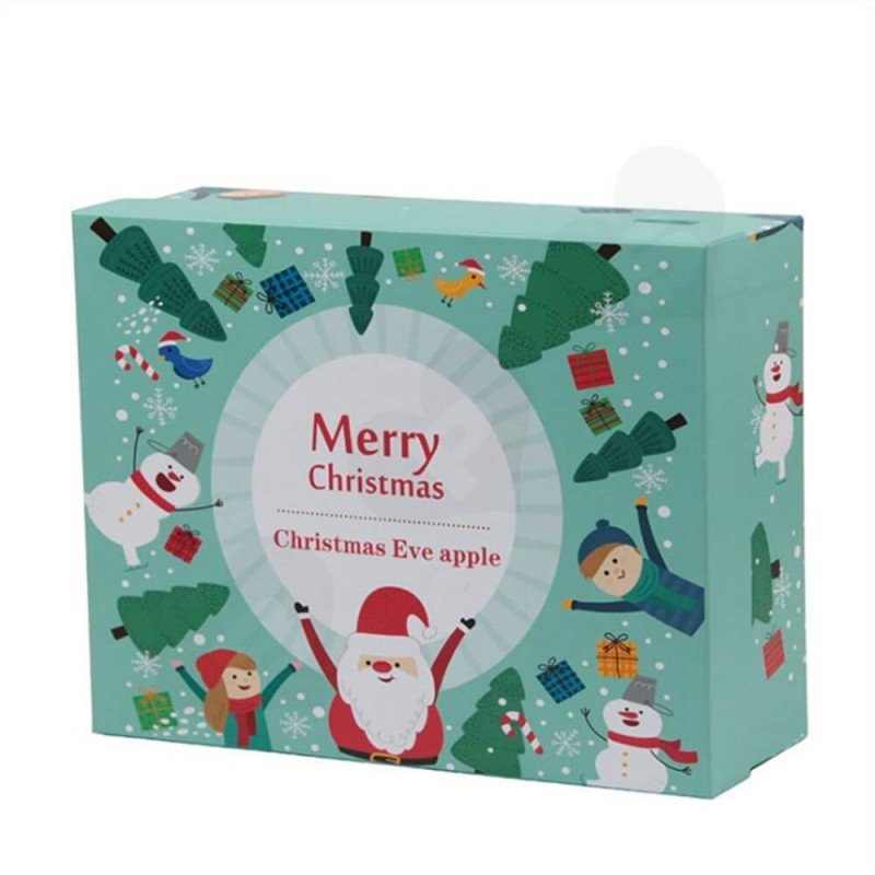 Christmas Eve Apple Gift Packaging Box With Lift off Lid- SCP Group