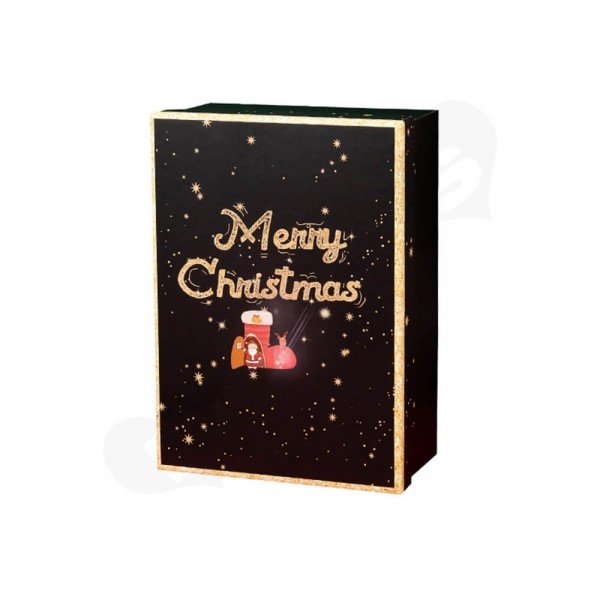 Christmas Season Gift Box With Gold Foil Stamping