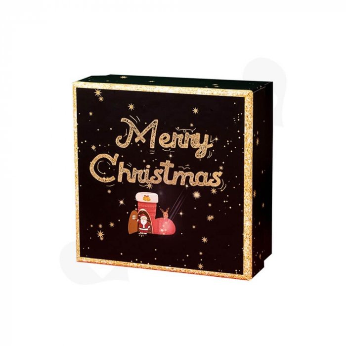Christmas Season Gift Box With Gold Foil Stamping