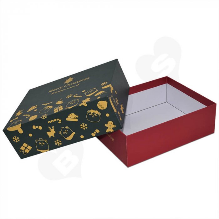 Christmas Style Printing Shoe Packaging Box- Shanghai Custom Pack