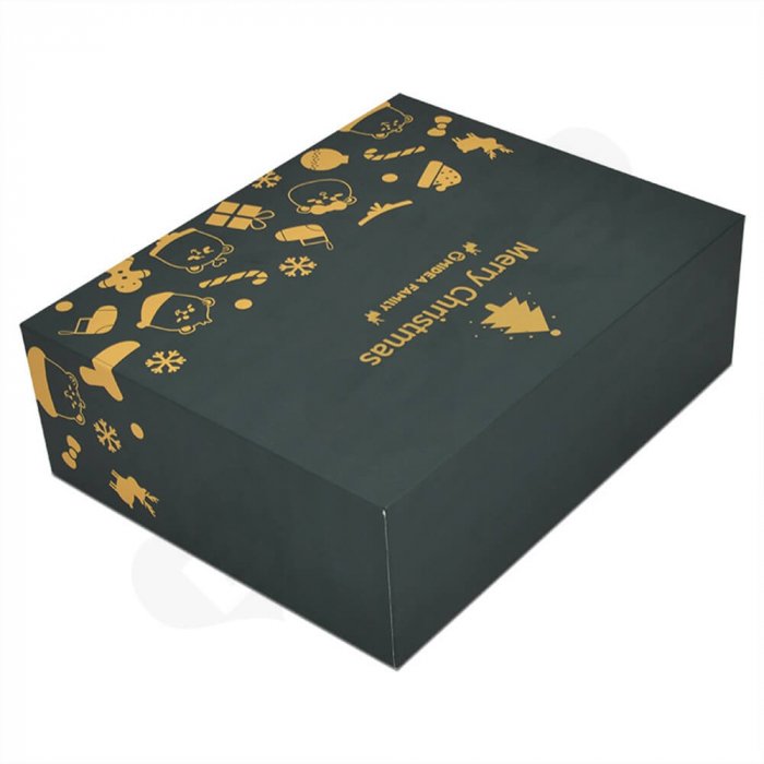 Christmas Style Printing Shoe Packaging Box- Shanghai Custom Pack