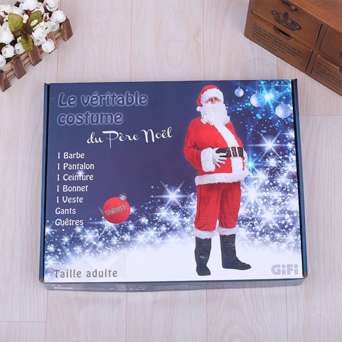 Custom Printed Christmas Apparel Shipping Packaging Box