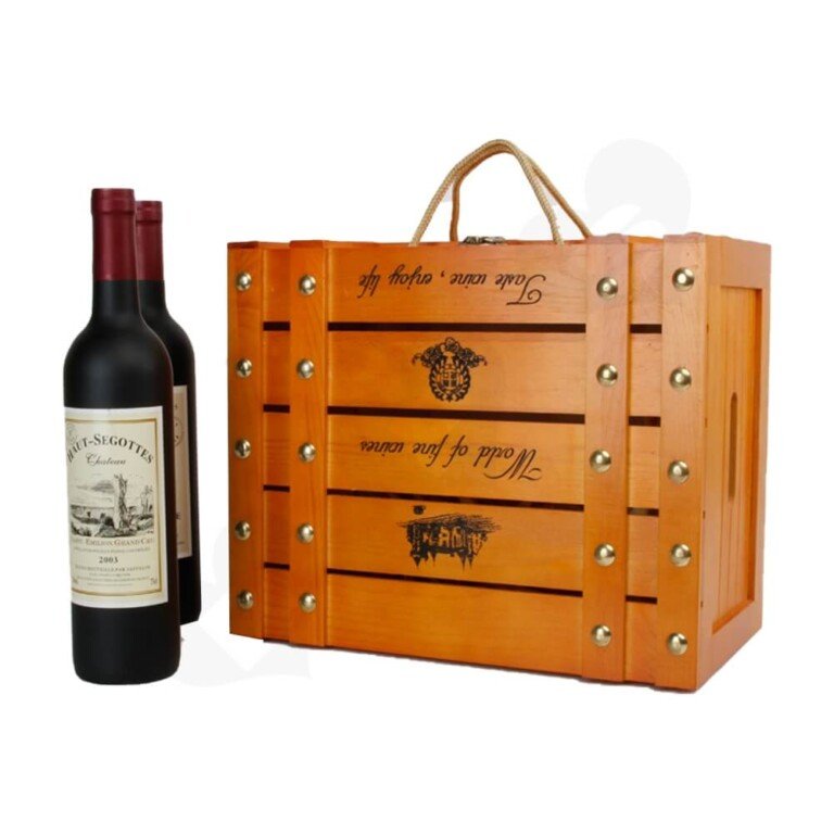 Custom Take Away Retail Six Pack Wine Box-Shanghai Custom Packaging