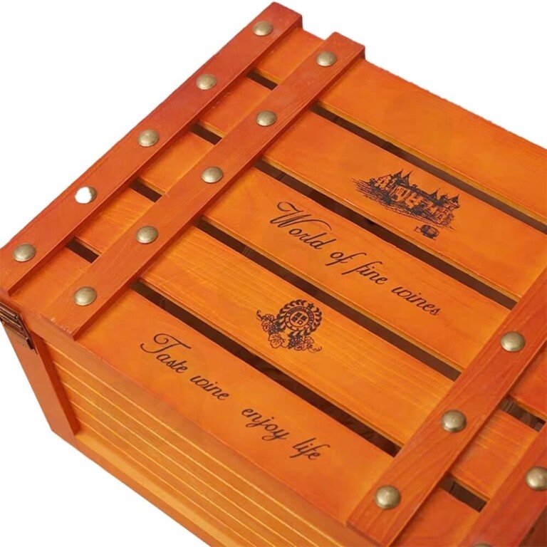Custom Take Away Retail Six Pack Wine Box-Shanghai Custom Packaging