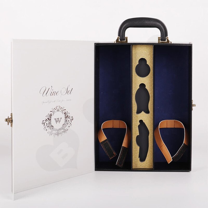 Luxury Two Pack Wine Box Kit Take Away Able-SH Custom Packaging
