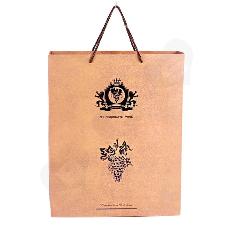 Specialty Pattern Texture Wine Box with Insert Linen - Custom Packaging