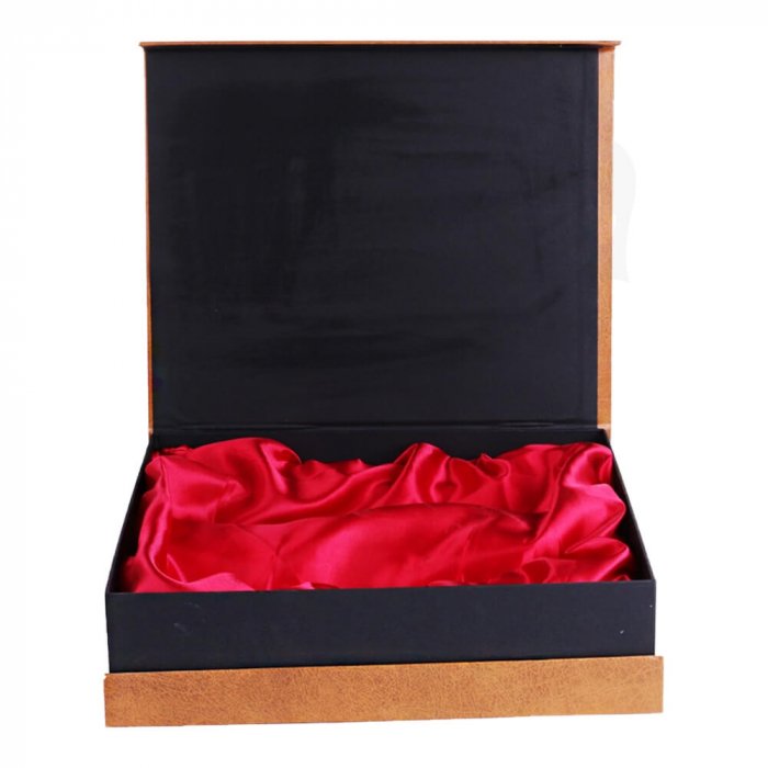 Specialty Pattern Texture Wine Box with Insert Linen - Custom Packaging