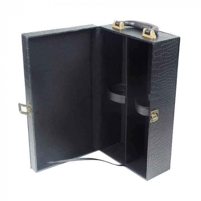 Wine Kit Packaging Box with Crocodile Pattern - SH Custom Packaging
