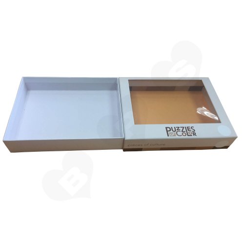 Custom Puzzle Boxes With PVC Window-Shanghai Custom Packaging Co